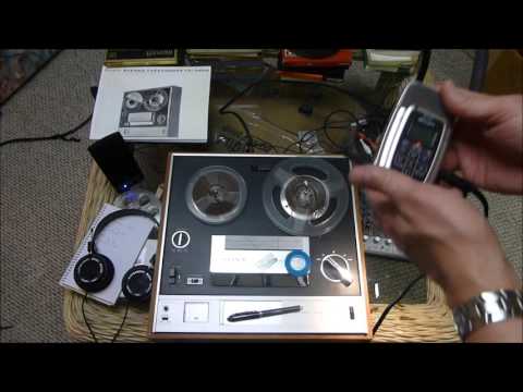 Sony TC-560D / Digitizing old reel to reel recordings - YouTube