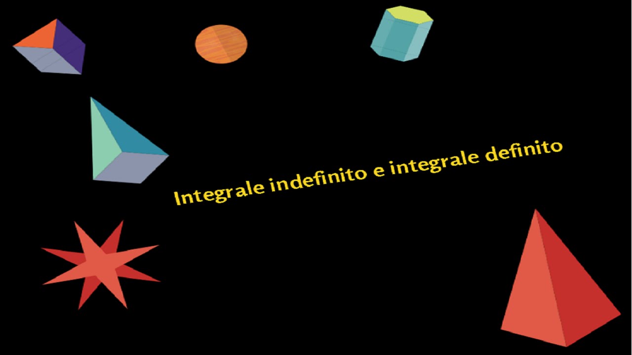 Integrale indefinito e integrale definito - YouTube