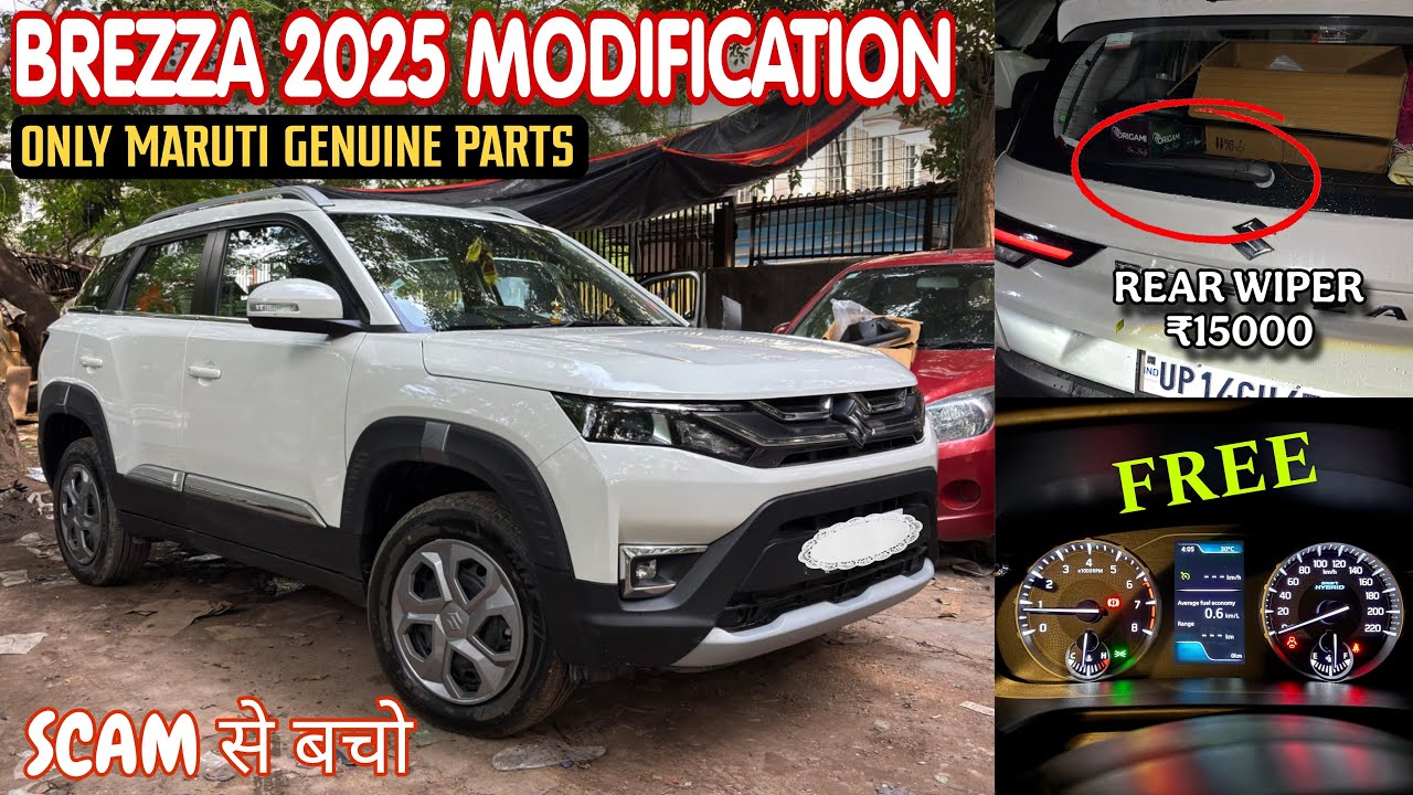 2025 Brezza Base To Top Modification Maruti Suzuki Brezza Lxi Modified ...