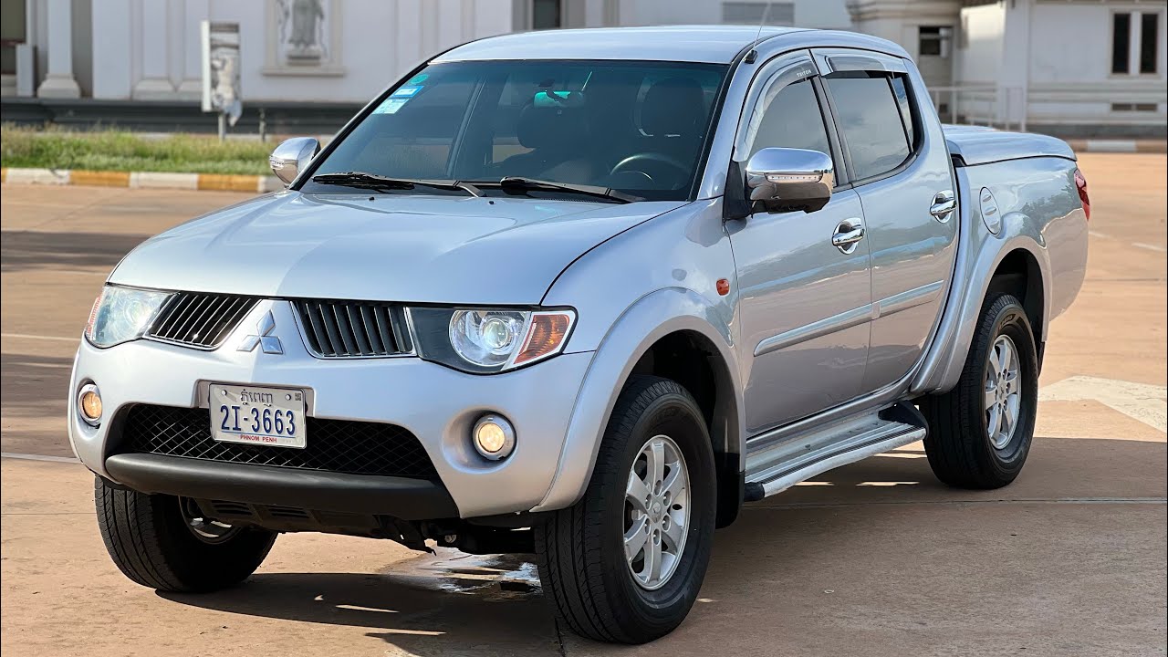 Mitsubishi Triton 2008 Full Options ក្រុមហ៊ុន - YouTube