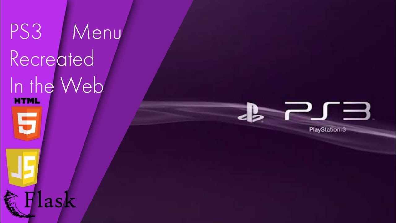 PS3 Menu Recreation In The browser Progress #1 - YouTube