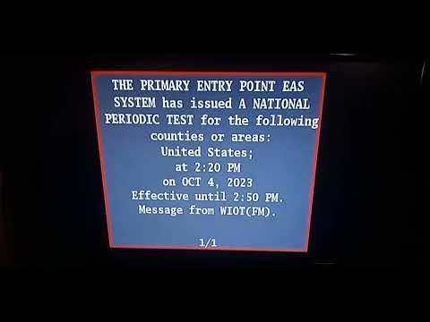October 4th Emergency Alert System National Test (REAL ACTIVATION ...