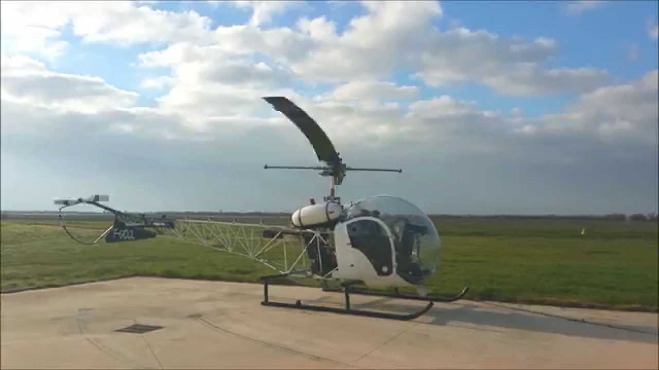 First Helicopter Training with a Bell 47 G2 - YouTube