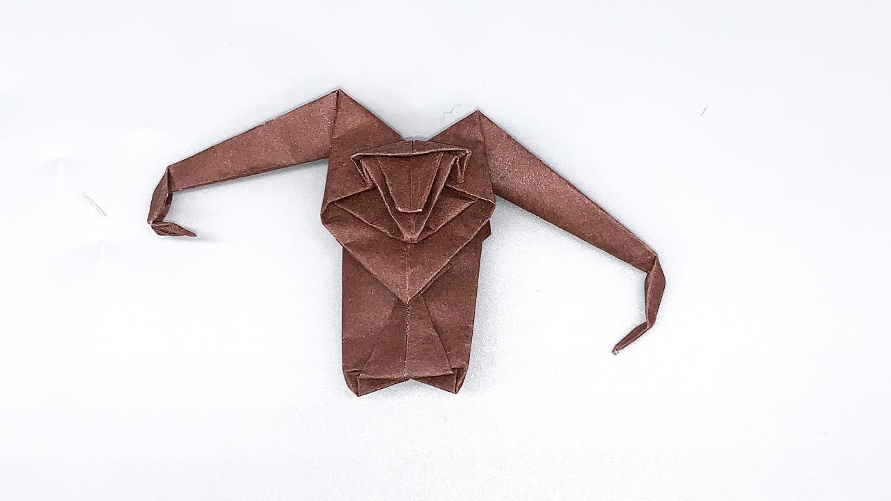 How To Make An Origami Monkey - YouTube