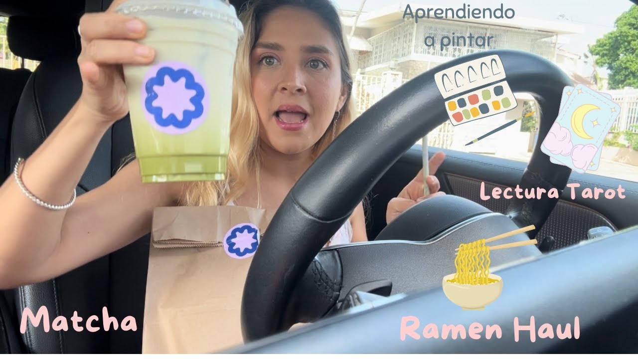 Pasa un día conmigo (acuarela, tarot, probamos matcha, asian market haul y un paseito) vlog #2 ...