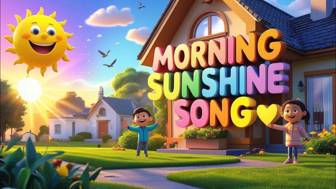 Morning Sunshine Song ☀️ | Wake Up & Smile | Fun Kids Morning Routine ...