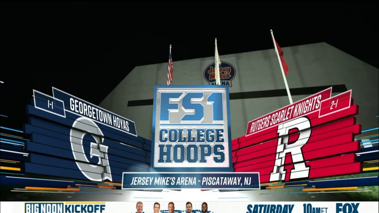 CBB on FS1 intro | Georgetown @ Rutgers | 11/15/23 - YouTube
