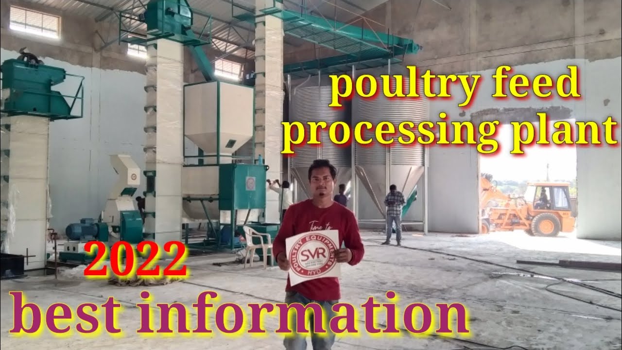 Poultry feed processing plant || how to make poultry feed || poultry ...