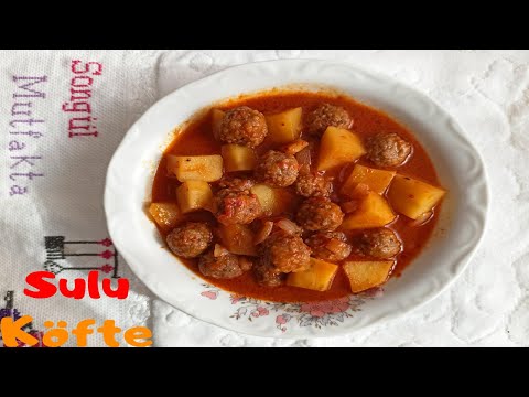 Asla Dağılmayan Sulu Köfte - Patatesli Sulu Köfte Tarifi