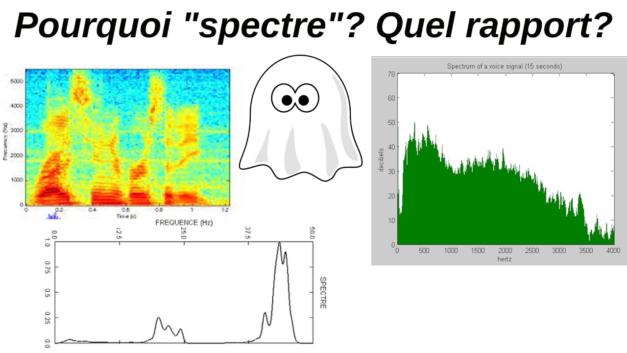Pourquoi le "spectre"? Quel rapport entre un fantôme et le spectrogramme temps-fréquence? - YouTube