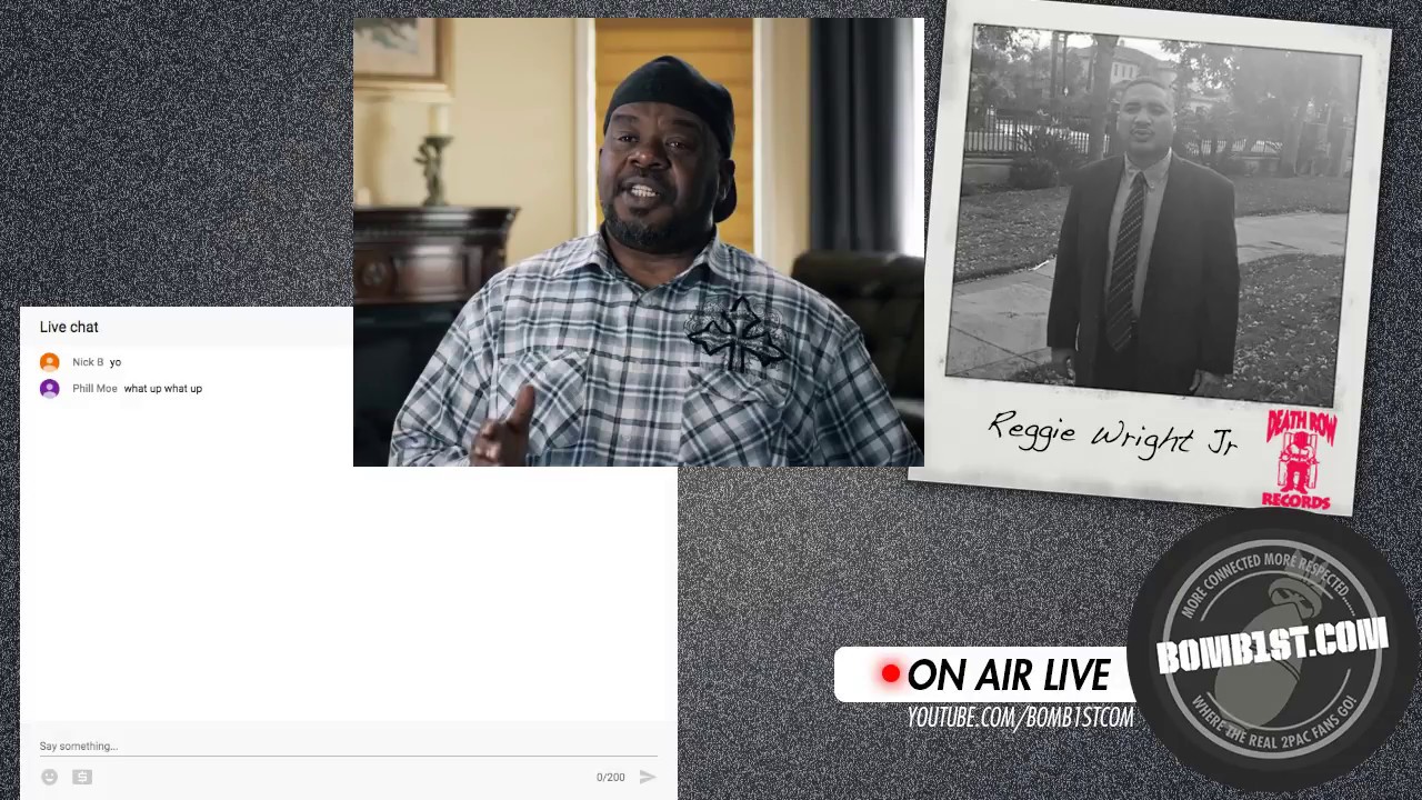 Bomb1st Live: Reggie Wright Jr. and MOB James: 2pac, Suge, Compton ...