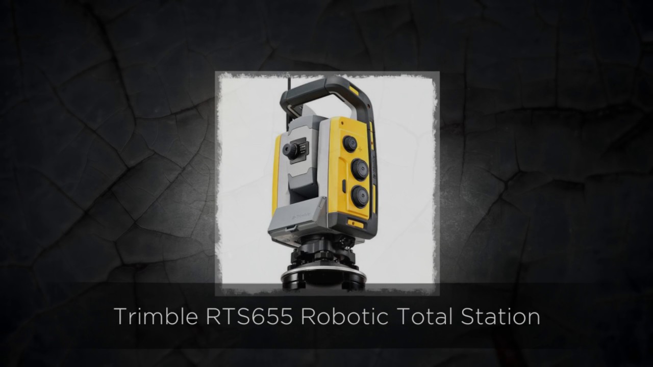Trimble RTS655 Robotic Total Station - YouTube