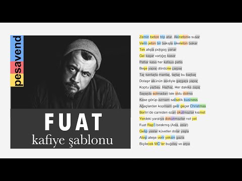 Fuat - İllegal Rap Emrimde 2 - Sözler & Kafiye Şablonu