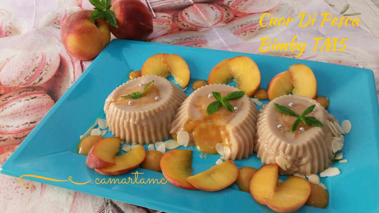 CUOR DI PESCA | RICETTA LIGHT VEGAN e Senza Glutine, CON AGAR AGAR E ...