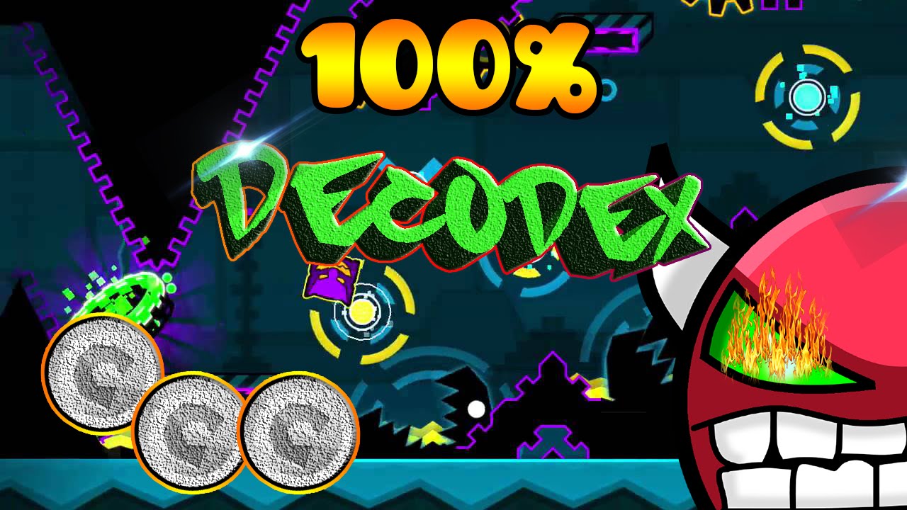 DeCodeX by Rek3dge 100% (3 coins) (hard demon)-Geometry Dash 2.01 - YouTube