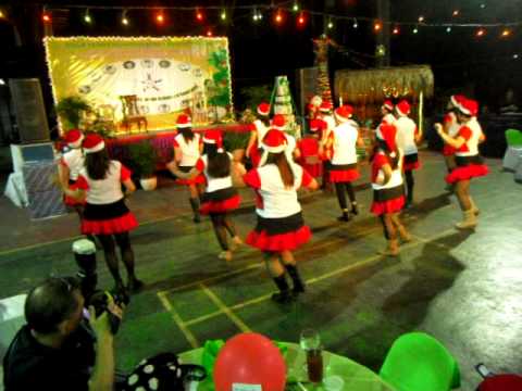 LINE DANCE-SANTA CLAUS IS COMING TO TOWN - YouTube