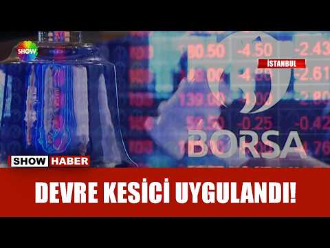 Borsada sert düşüş!