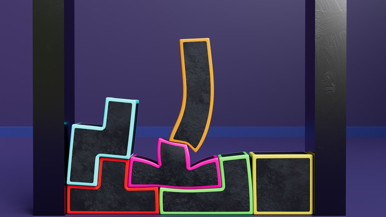 Soft Body Tetris v.7 - YouTube