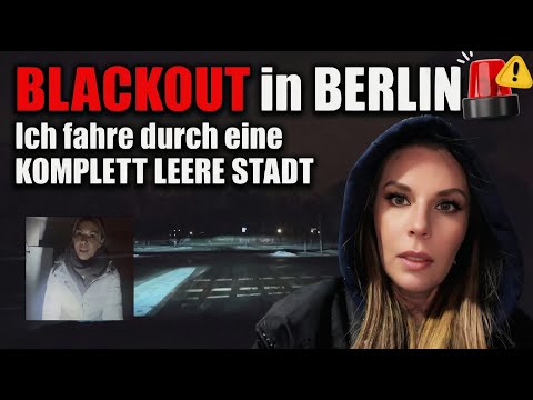 BLACKOUT in BERLIN 🚨 Ich fahre durch eine KOMPLETT LEERE STADT | Aische Pervers
