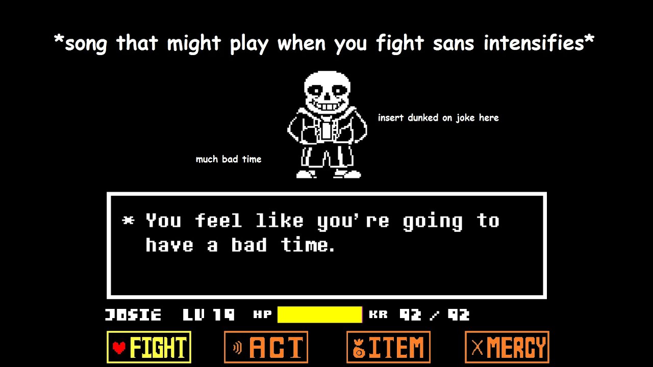 Song that might play when you fight Sans - No-hit Sans Fight - YouTube ...