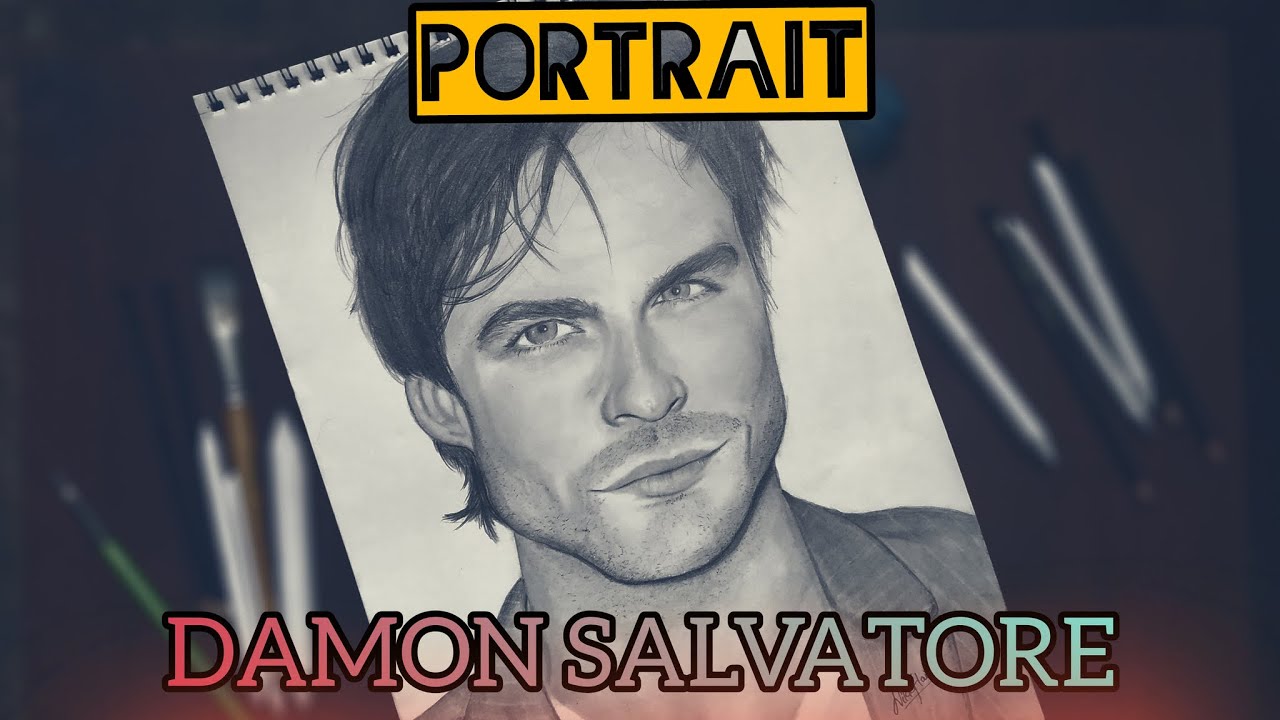 Damon Salvatore || Portrait || The Vampire Diaries - YouTube