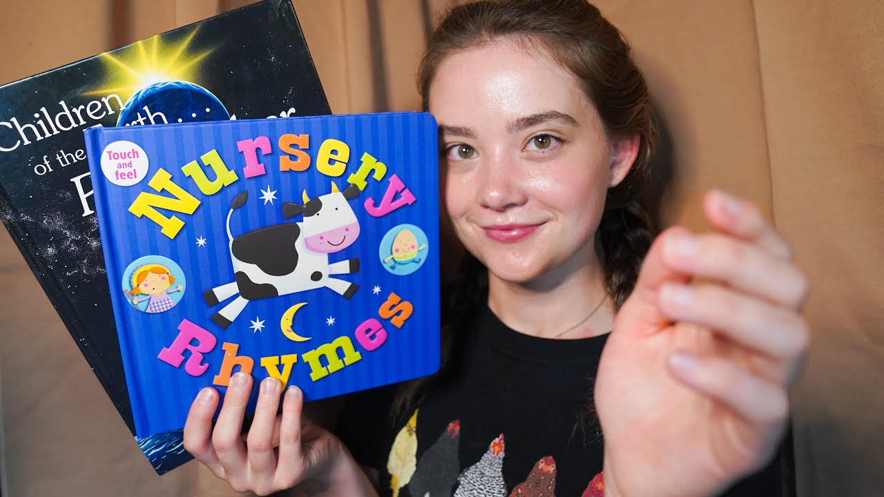 ASMR READING Bedtime Stories To You 💜 Whispering, Page Turning - YouTube