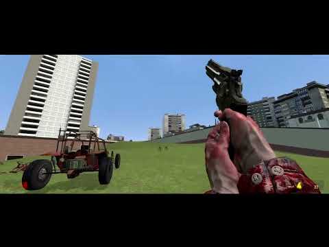 car hits zombies in garry's mod - YouTube