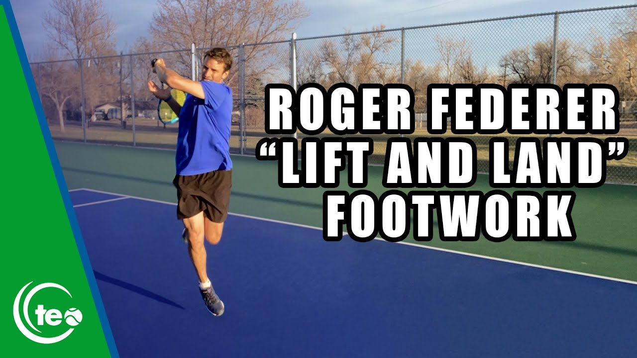 Roger Federer Lift and Land Footwork Pattern - YouTube