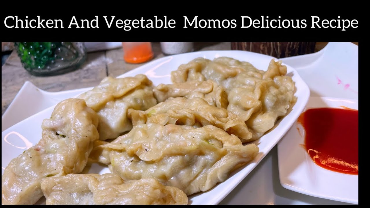Momos Recipe|Chicken Momos Recipe|Special Chicken and Vegetable Momos ...