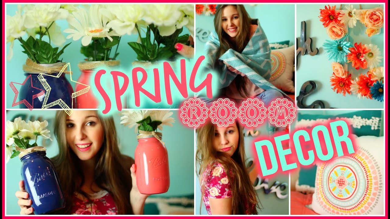 DIY Spring Room Decor! Easy & Inexpensive Ideas - YouTube