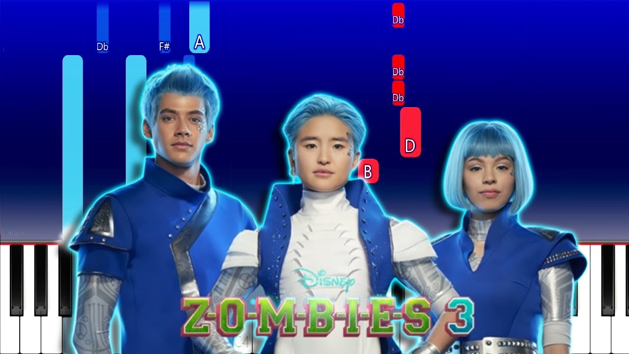 Zombies 3 - Alien Invasion (Piano Tutorial) - YouTube