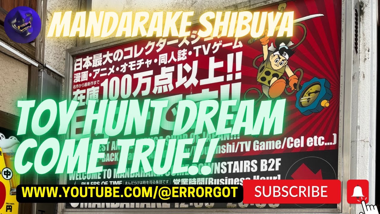 Dream Come True to Visit Mandarake, Chogokin and Kamen Rider Toys hunt - YouTube