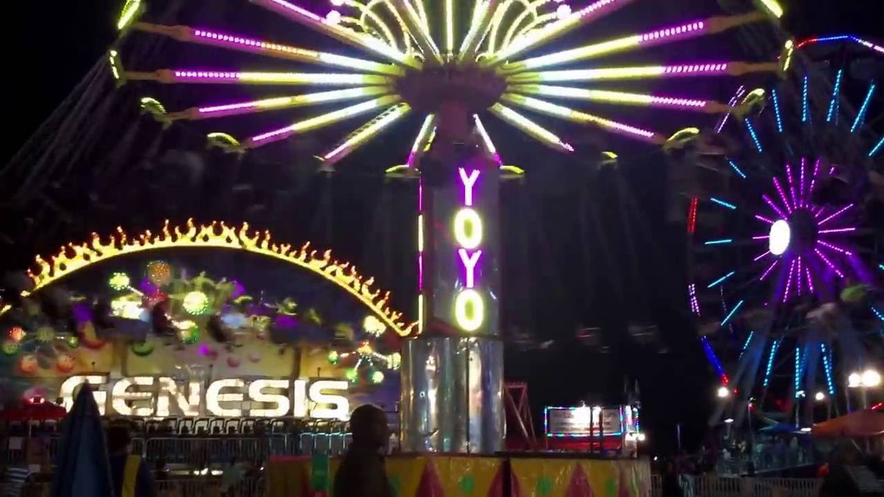 Yo Yo swing ride at the State Fair Of Louisiana 2016 - YouTube