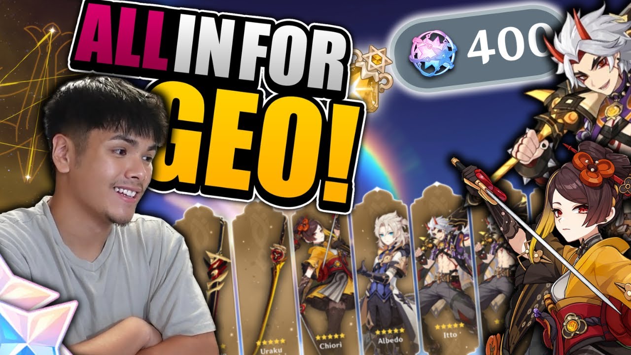 We Summoned For EVERY GEO CHARACTER in Genshin 4.5... 400+ WISHES ...