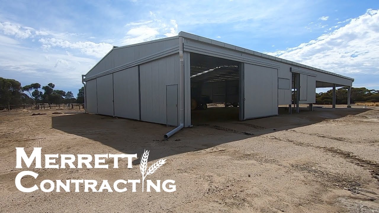 The New Shed Is Up!!! | Action Steel Sheds - YouTube