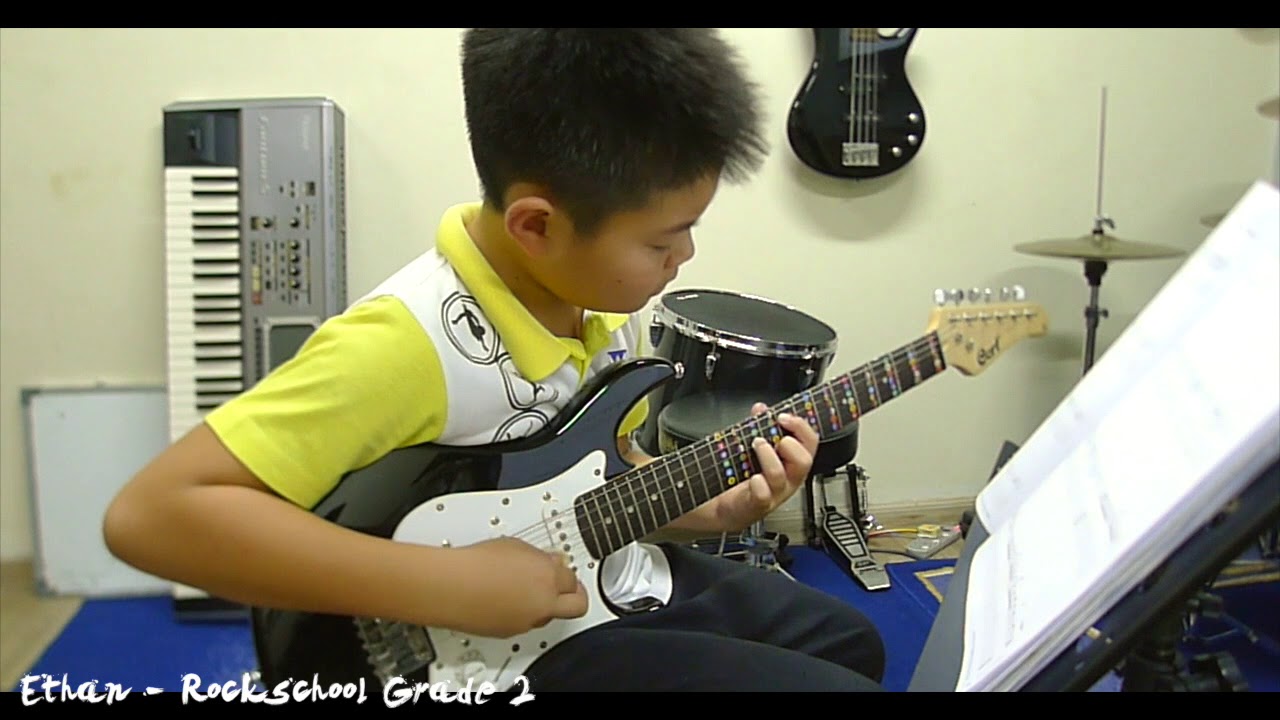 Bone Crusher - Rockschool Guitar Grade 2 Ethan - YouTube