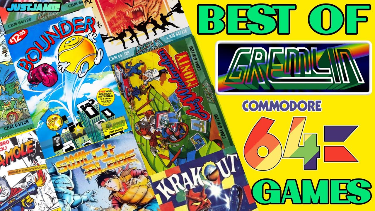Gremlin Graphics - The Best C64 Games #c64 #commodore64 # ...