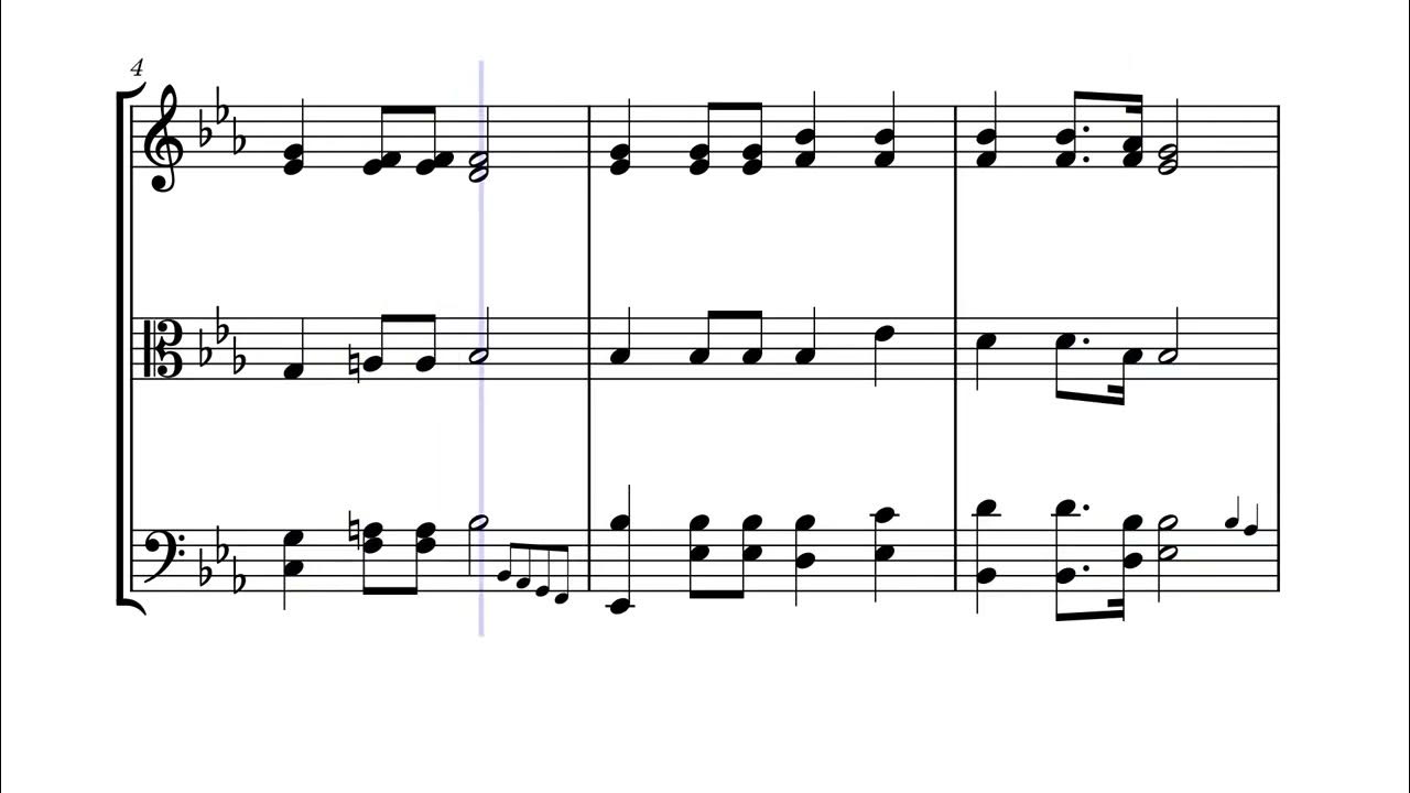 Hinário no 5 CCB, hino 1 Cristo Meu Mestre, violino, viola e violoncelo ...