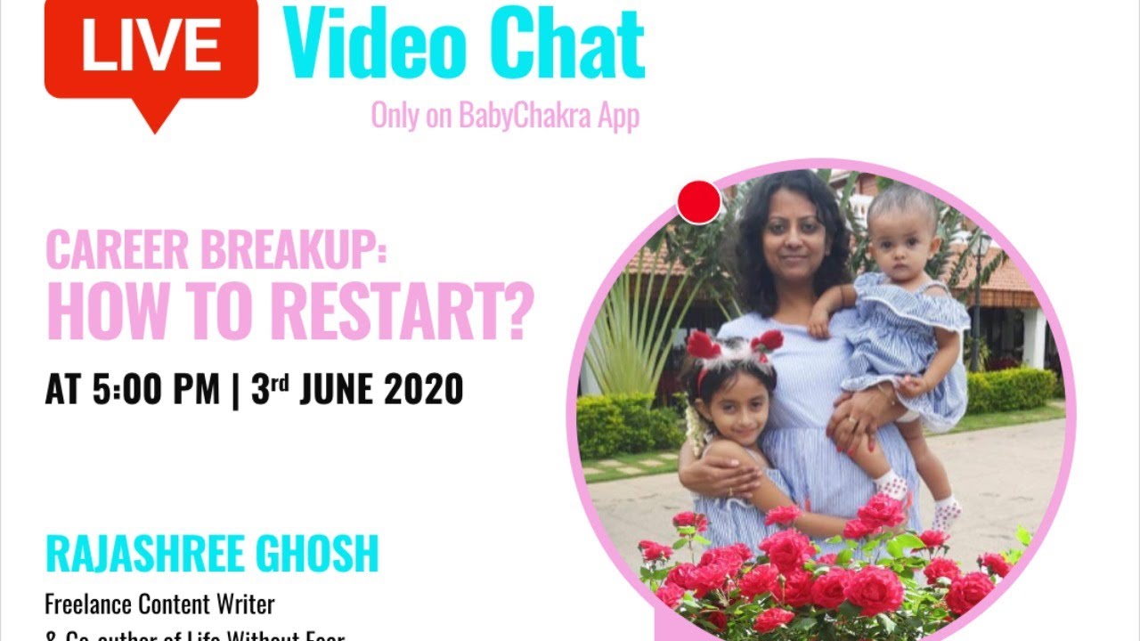 How To Restart Your Career|| Rajashree Ghosh || BabyChakra - YouTube