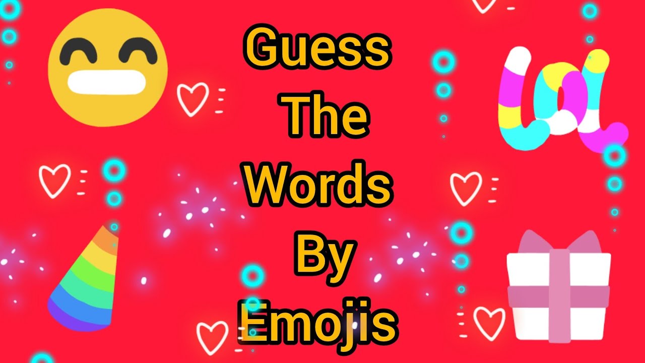 Guess The Words By Emojis #chic.charmbox - YouTube