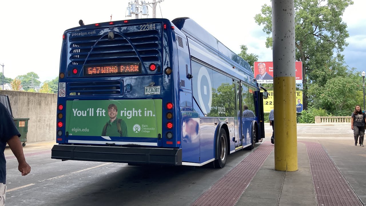Pace 2022 Eldorado National Axess BRT Bus Ride Bus 22344 on Route 547 ...