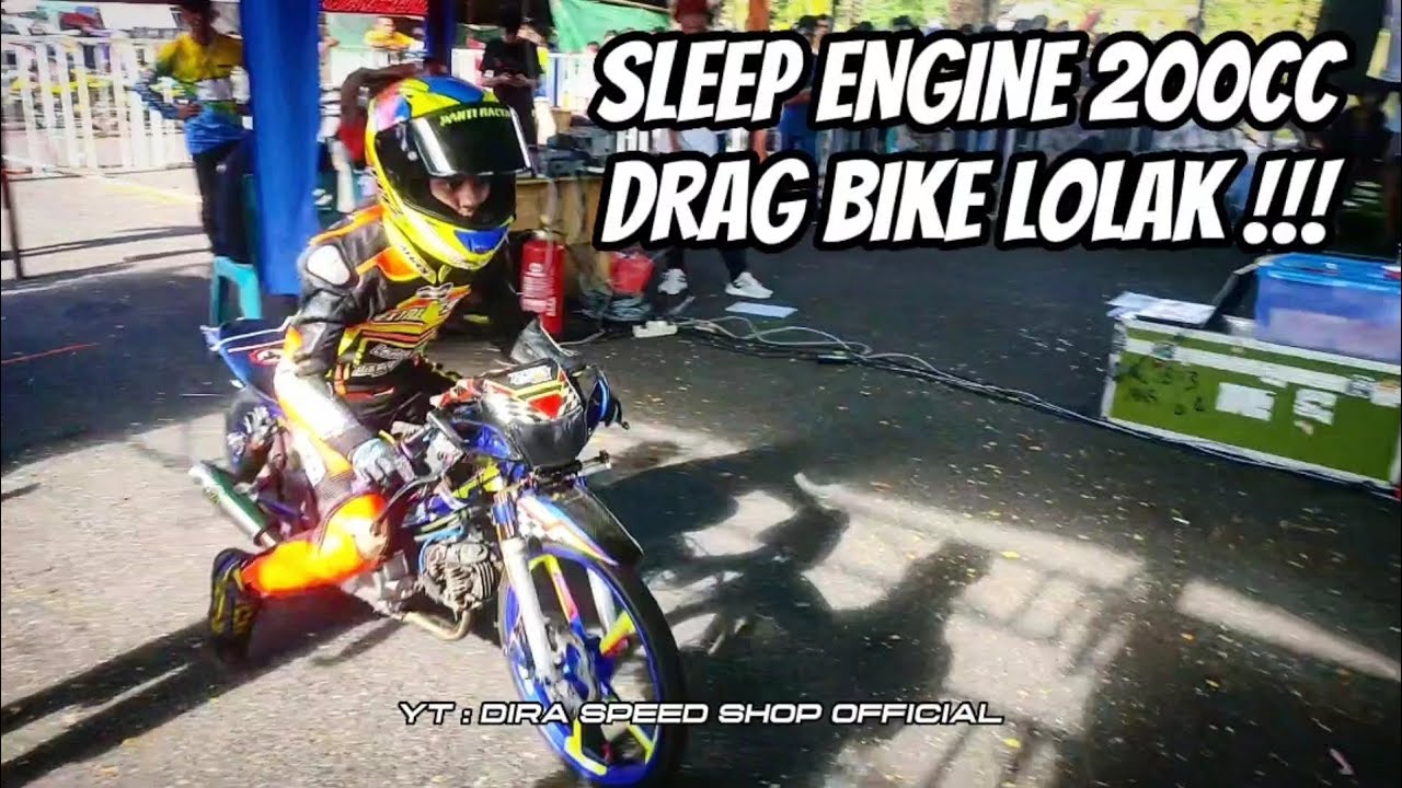 KELAS SLEEP ENGINE 200CC OPEN || DRAG BIKE BOLMONG 2023 .. - YouTube