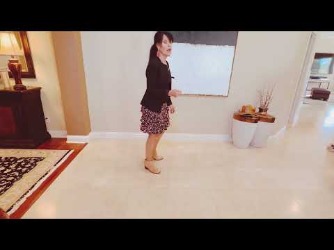 Basic line dance step, triple step/ shuffle step/ chasse/ cha cha cha ...