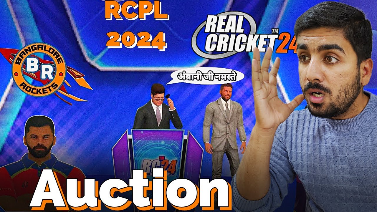 Auction 🔥 | RCPL 2024 is Live....... - YouTube