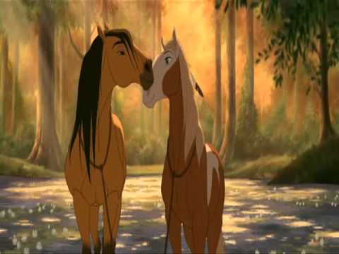Spirit - Escena romántica de Spirit y Lluvia (canción en la descripción ...