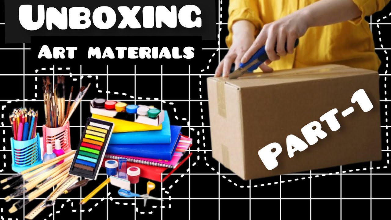 Unboxing New Craft and Art Materials From Amazon|| Part-1 #unboxing ...