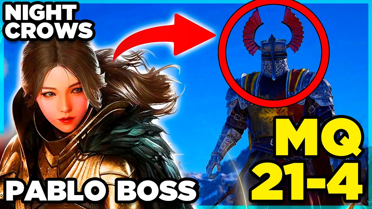 NIGHT CROWS🔥GUÍA Misión Principal 21.4 Derrotar al JEFE PABLO😱La Mejor ...