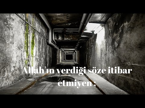 Allah'ın verdiği söze itibar etmiyen ;