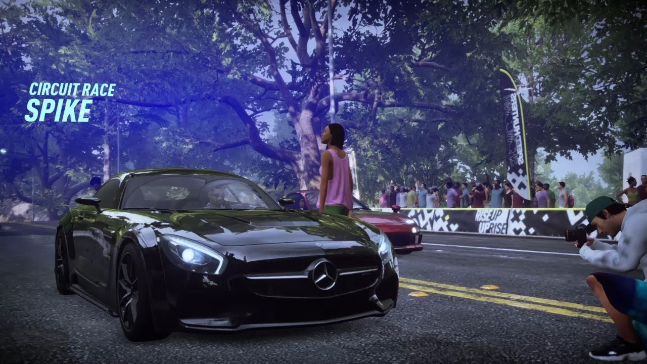Need for Speed Heat - Mercedes-AMG GT 2015 - Spike Circuit Race - YouTube