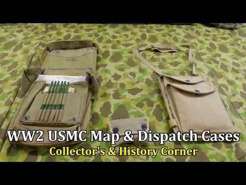 World War 2: USMC Map and Dispatch Cases | Collector's & History Corner ...
